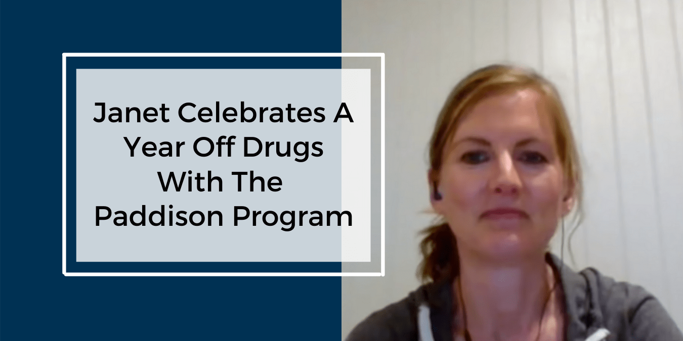 Janet celebrates a year off drugs with the Paddison Program